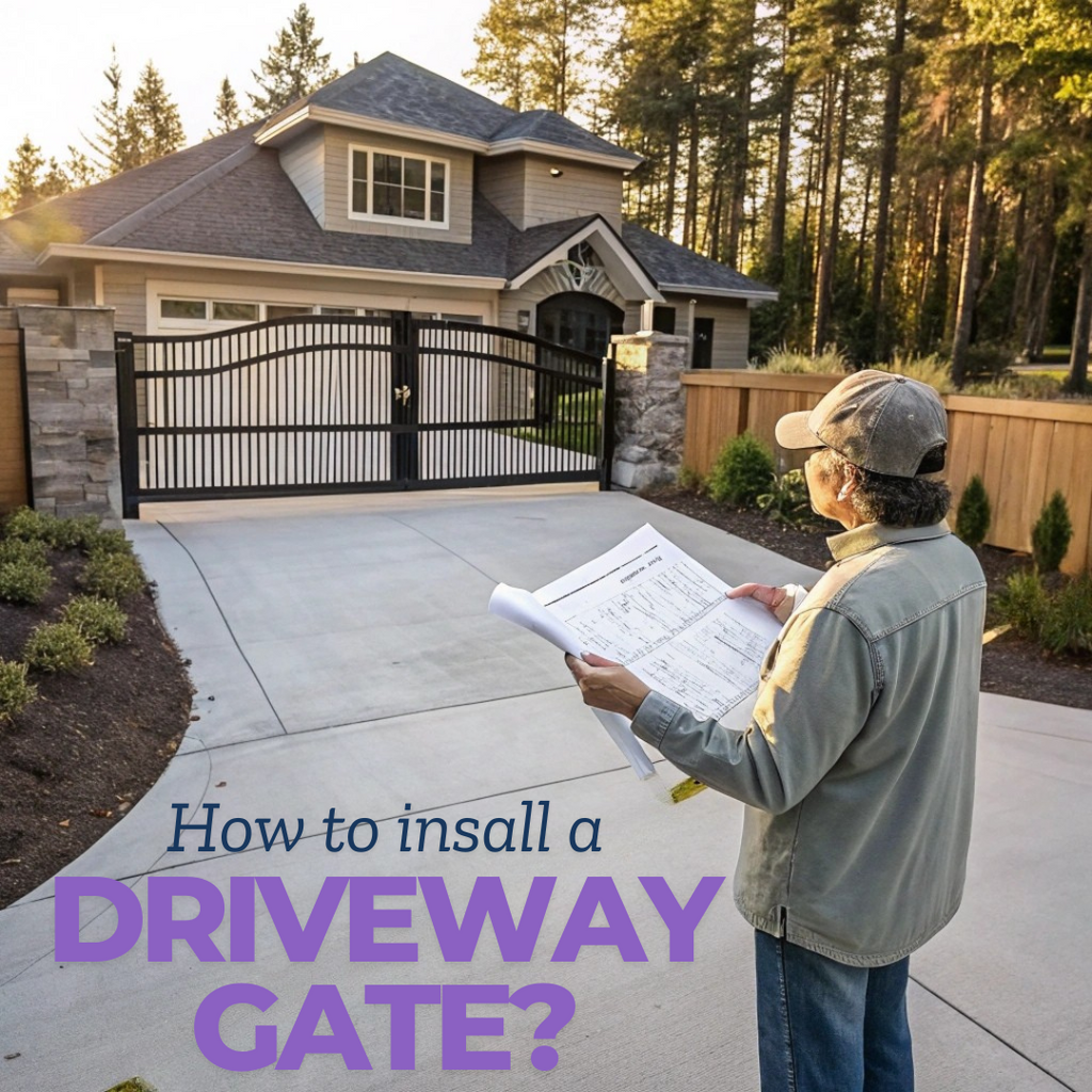 How to Install a driveway gate in 2025