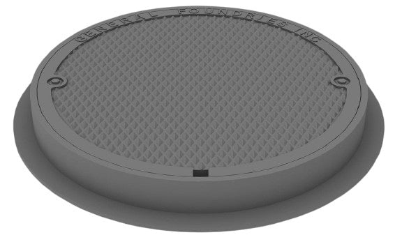 Round Manhole Covers Gray Iron Light Duty Bolted & Gasketed Model # MH