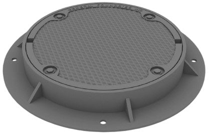 Round Manhole Cover and Frame Gray Iron Bolted & Gasketed Model # MH16