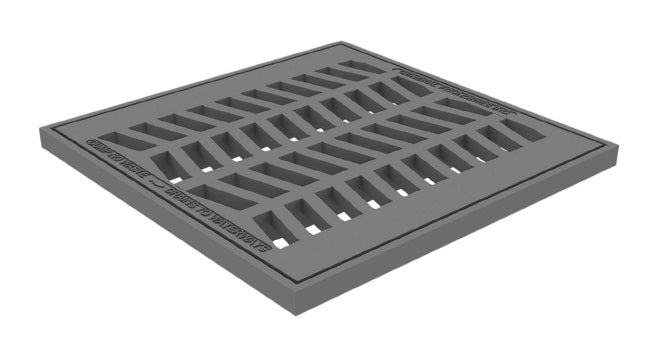 Catch Basin Square Manhole Cover and Frame Gray Iron Model # MH187