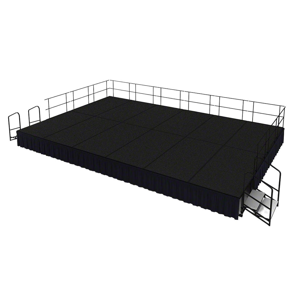 School Stage Platform 16' x 24' Feet Portable 24" Height Model NPSPSKC