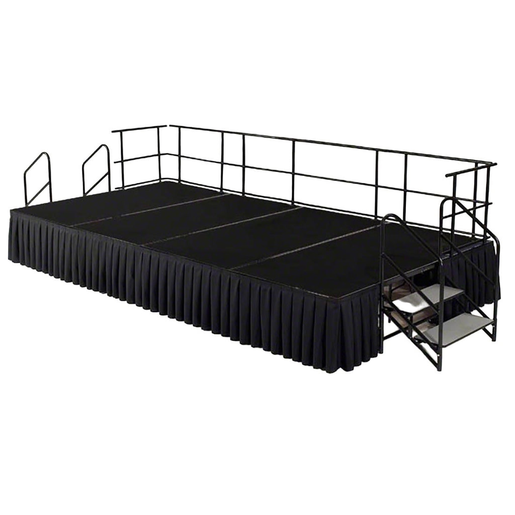 School Stage Platform 8' x 16' Feet Portable 24" Height Model NPSPSKCH