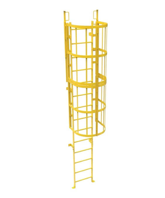 Fixed Safety Ladders with Safety Cage - SL1485 | Taimco