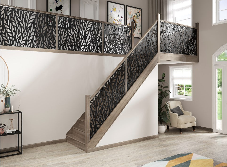 Plasma Cut Metal Stair Railing Panel | Hand Railing | Decorative Moder