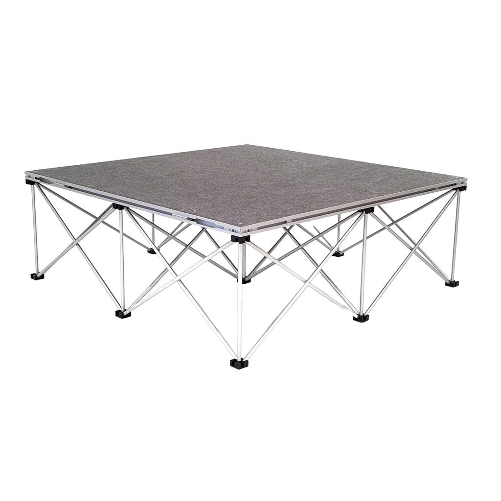 Lightweight Z Base Portable Stage 4' x 4' and Height Adjustable Model