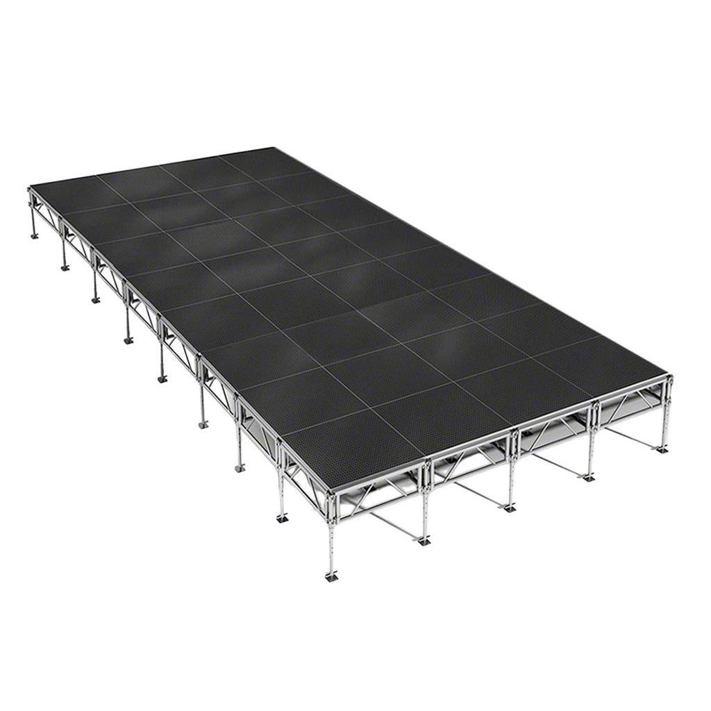Outdoor Stage System 16' x 32' Adjustable Height 24"- 48" Industrial F