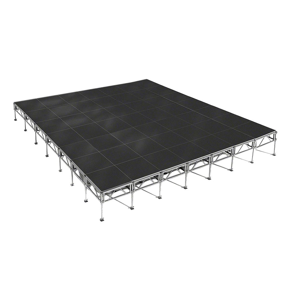 Outdoor Stage System 28' x 28' Adjustable Height 24"- 48" Industrial F