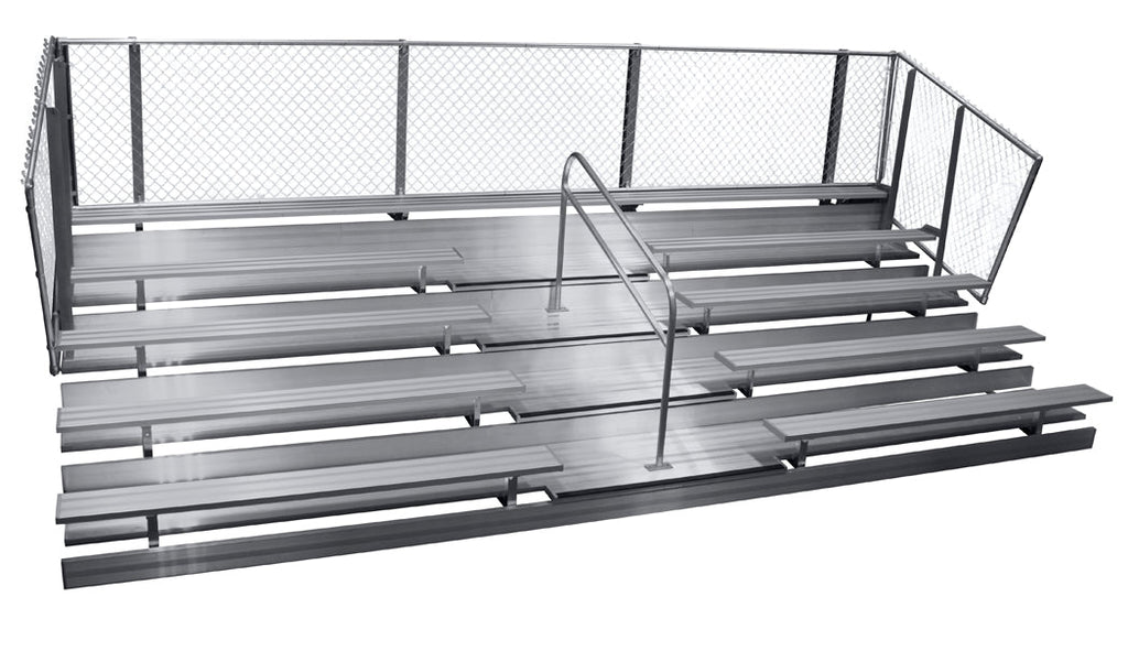 Deluxe Series 4 Row Bleachers System - Model BLECD4