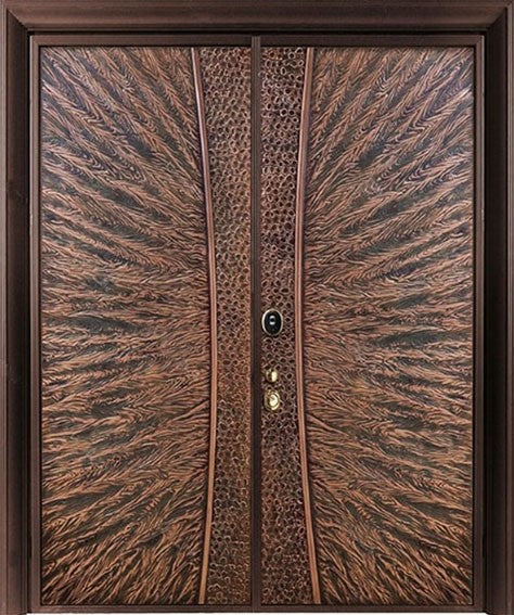 Handcraft Copper Skin Door | Model # C3DC1098