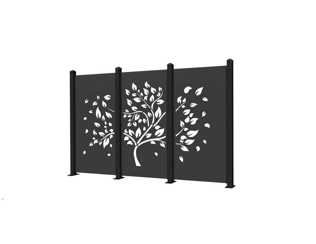 Laser Cut Diamond Design Metal Privacy Screen - PP611 | Taimco