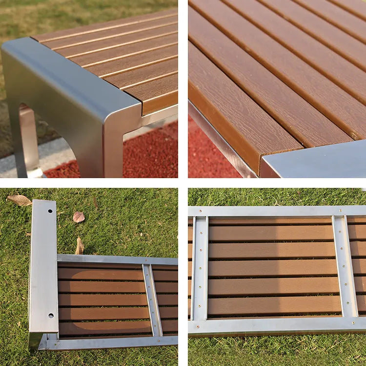 Metal Benches Without Back & Arms - MB185-BL | Taimco